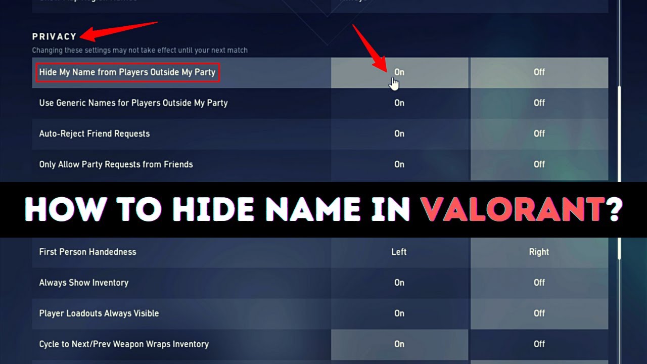 Valorant: How to Change Account Name and How to Hide Your Account Level ...